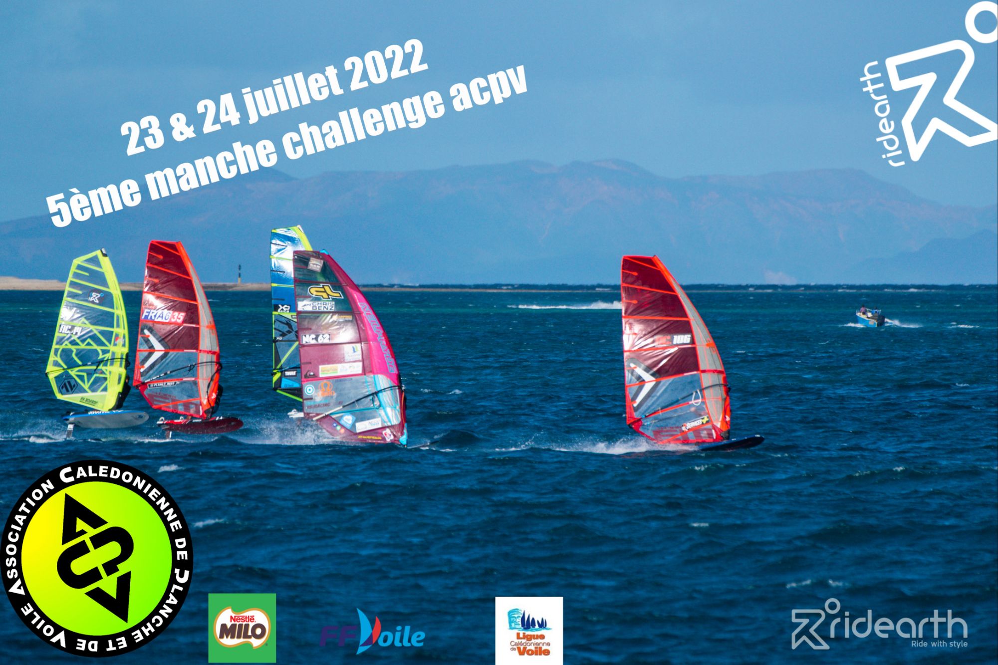 CHALLENGE ACPV RIDEARTH Slalom/Foil 2022-5 (23&24 juillet 2022)